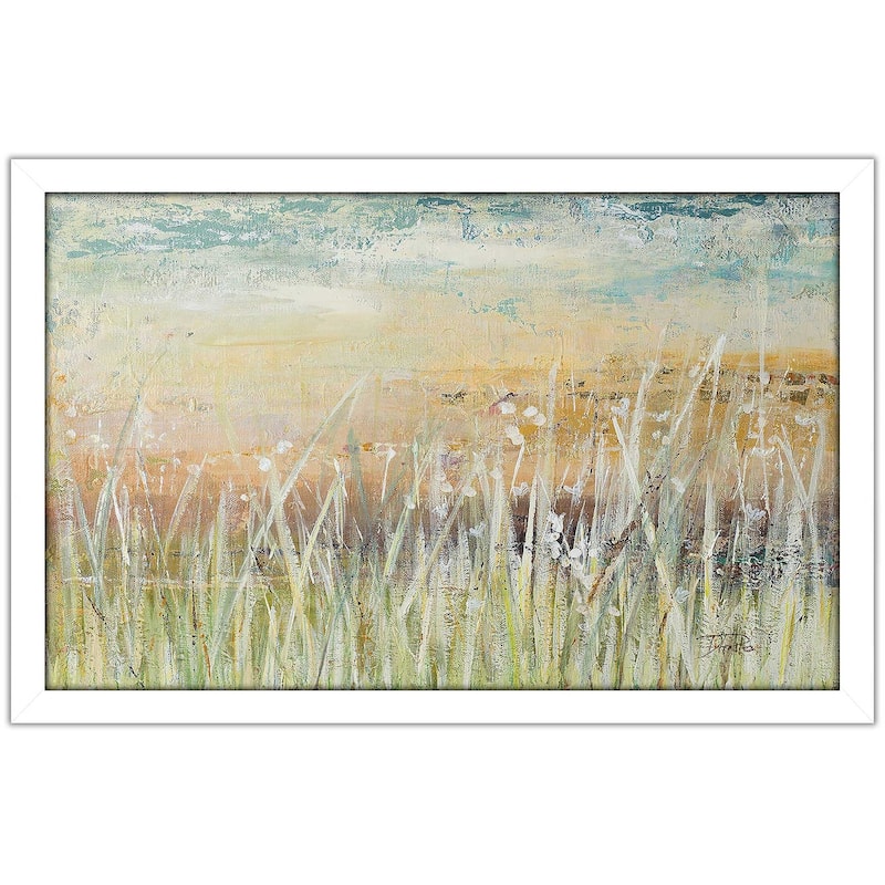 "Muted Grass (Horizontal)" Print on Acrylic - Overstock - 36559659